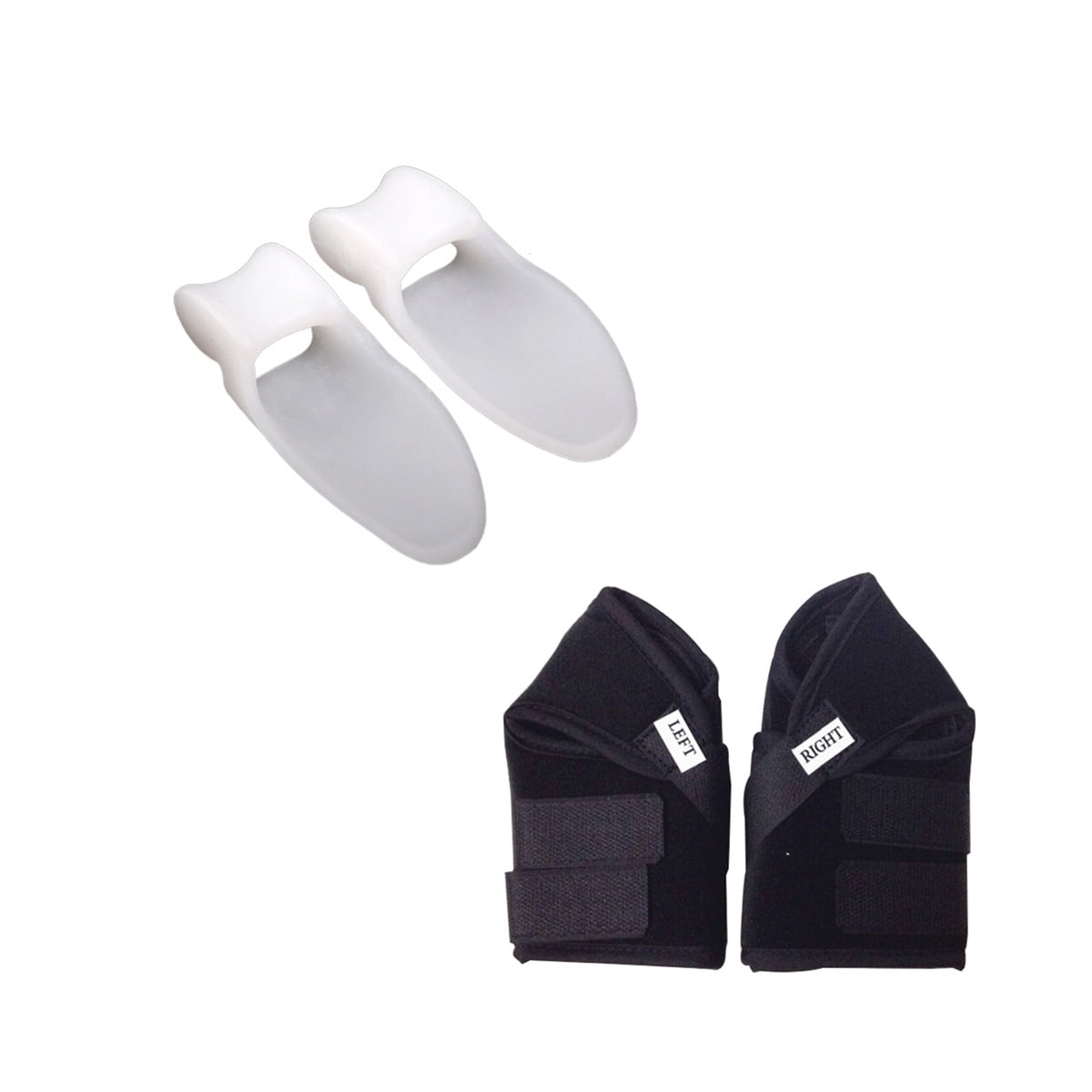 Pair Rapid Bunion Pain Treatment Night Time Bunion Orthopedic Splints ...