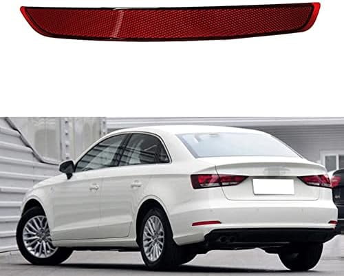 Pair Rear Bumper Reflector Warning Light Strip Tail Light for Audi A3 ...