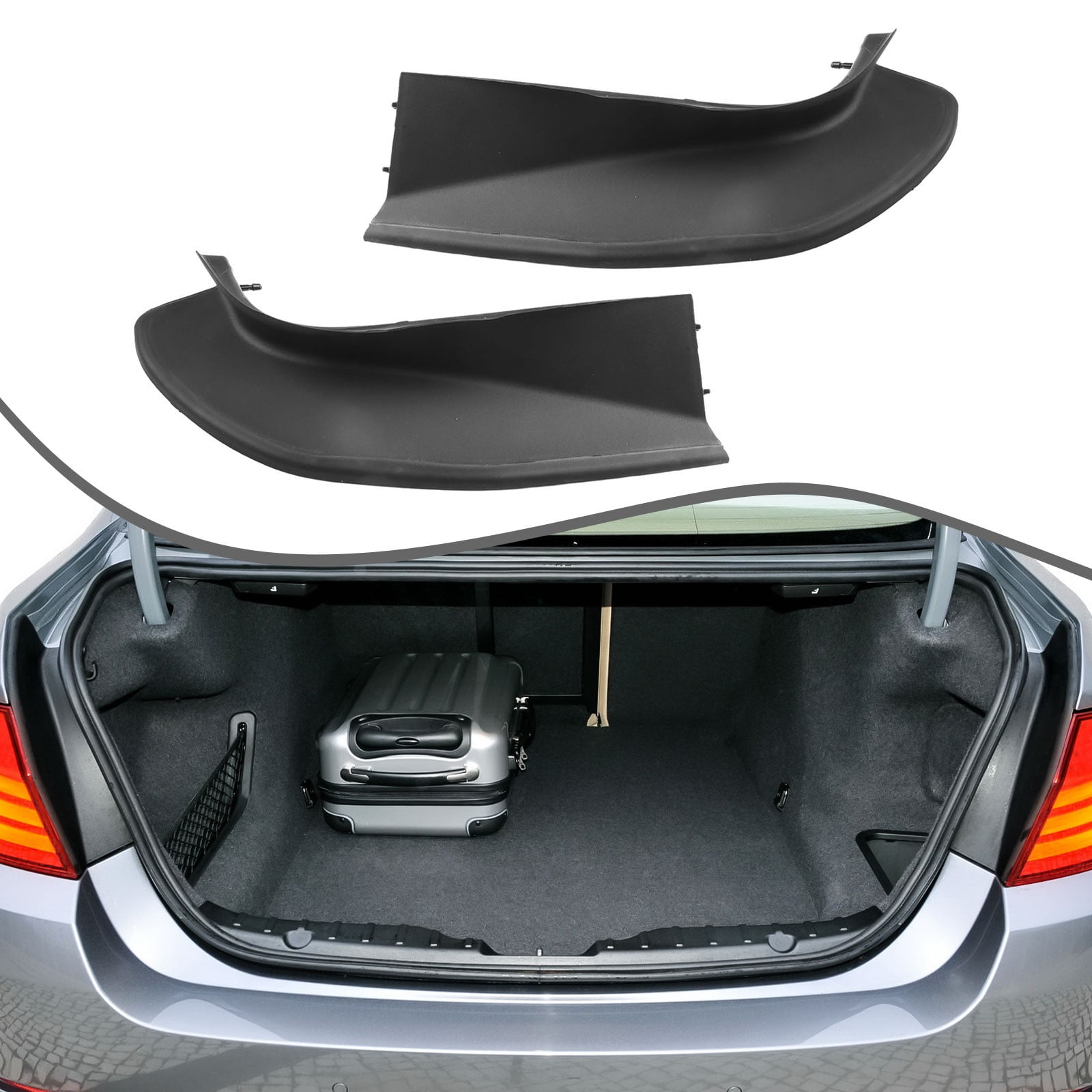 Pair Rear Trunk Rail Drip Trims For Bmw 535d 550i 528i 51497453355 ...