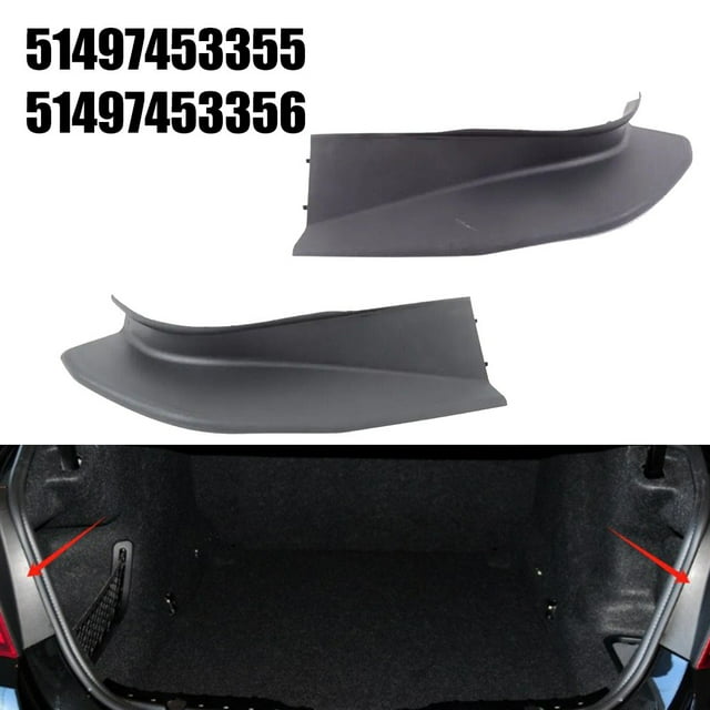 Pair Rear Trunk Rail Drip Trims For Bmw 535D 550I 528I 51497453355 ...