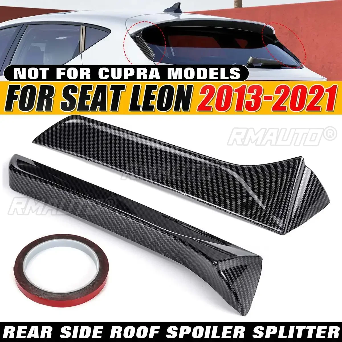 Car Rear Spoiler Rear Window Spoiler For SEAT Leon 5F (Mk3 / 3.5 2013 ...