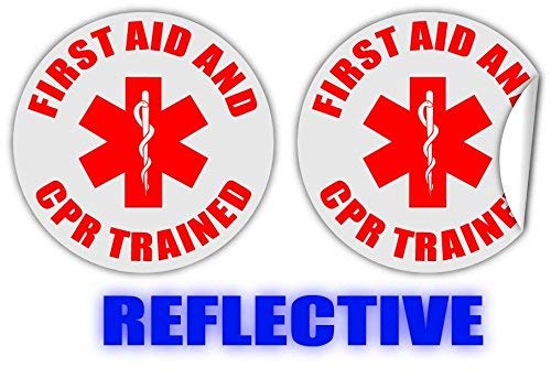 Pair - Reflective Hard Hat Stickers | Helmet Safety Decals Labels ...