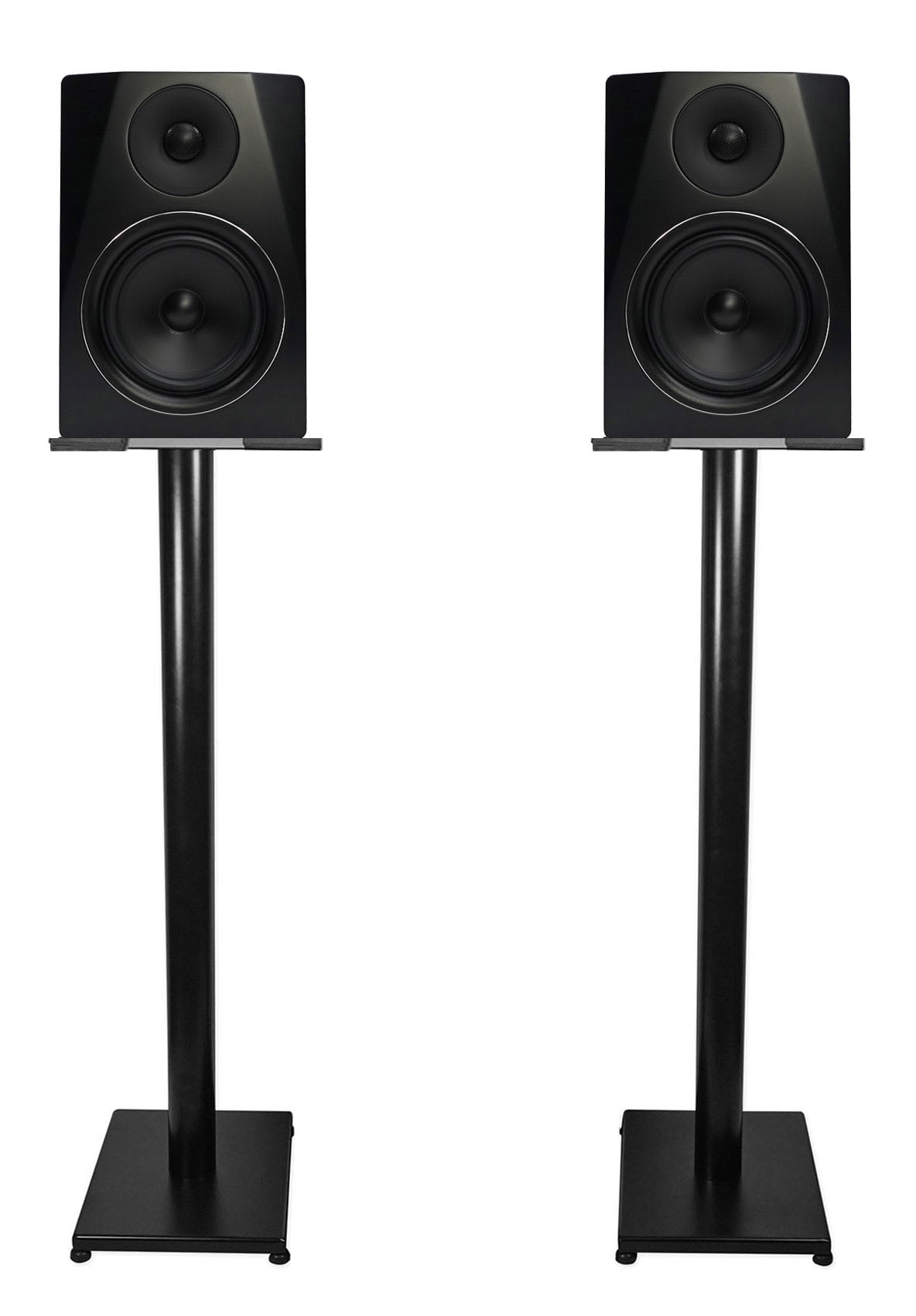 Pair Rockville APM6B 6.5" 350W Powered USB Studio Monitor Speakers+37 ...