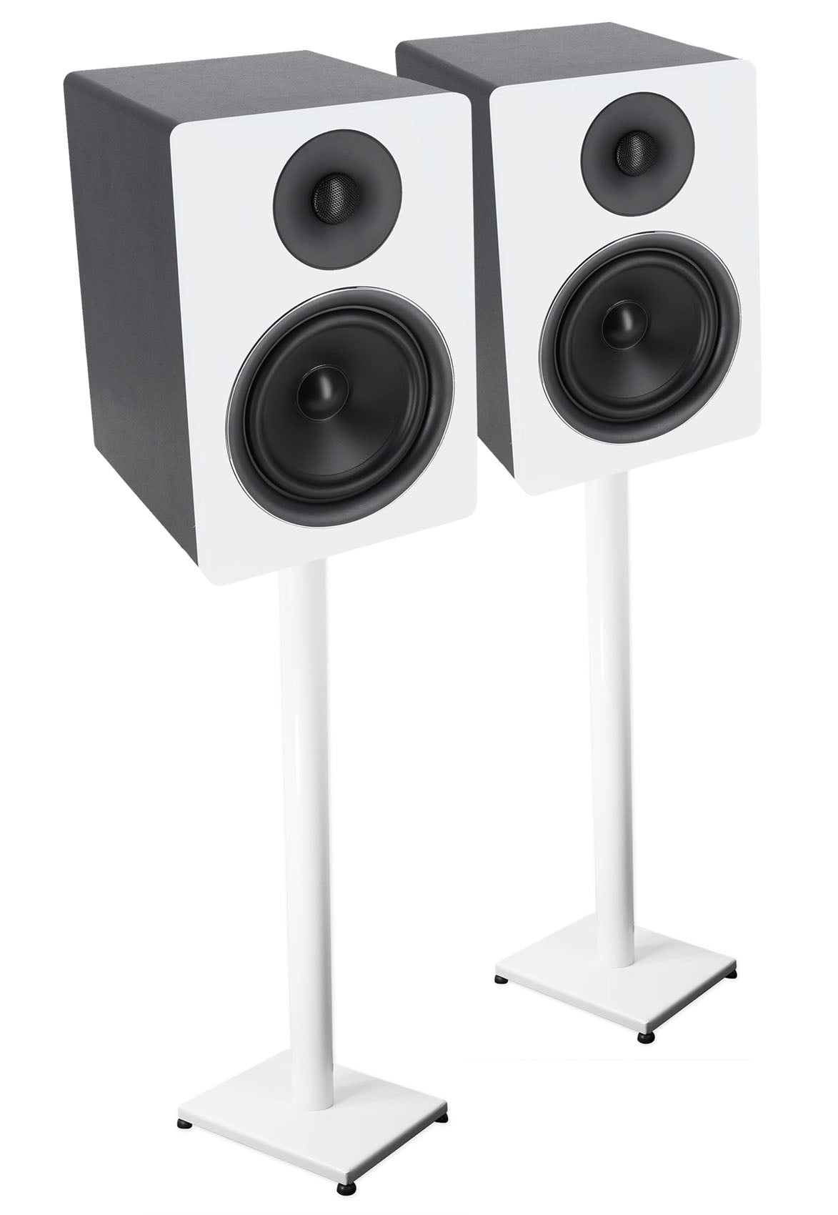 Pair Rockville APM6W 6.5" 350W Powered USB Studio Monitor Speakers+37 ...