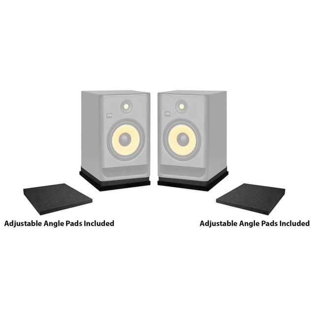 Pair Rockville Iso-8 Acoustic Foam Studio Monitor Isolation Pads For 8 ...