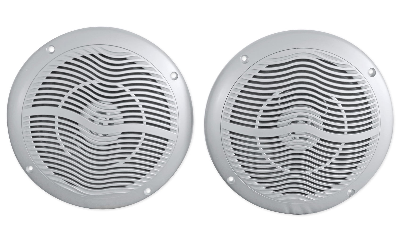 Pair Rockville RMC65S 6.5" 600 Watt Waterproof Marine Boat Speakers 2 ...