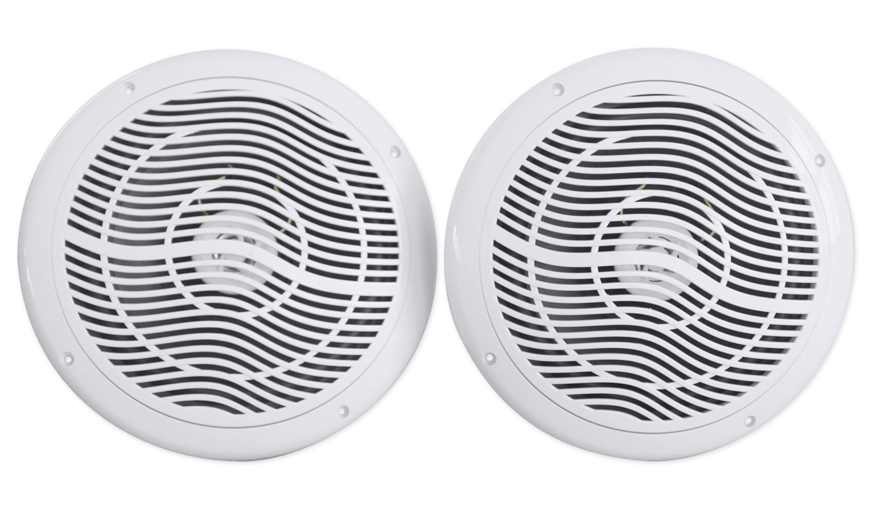 Pair Rockville RMC80W 8" 800 Watt Waterproof Marine Boat Speakers 2-Way ...