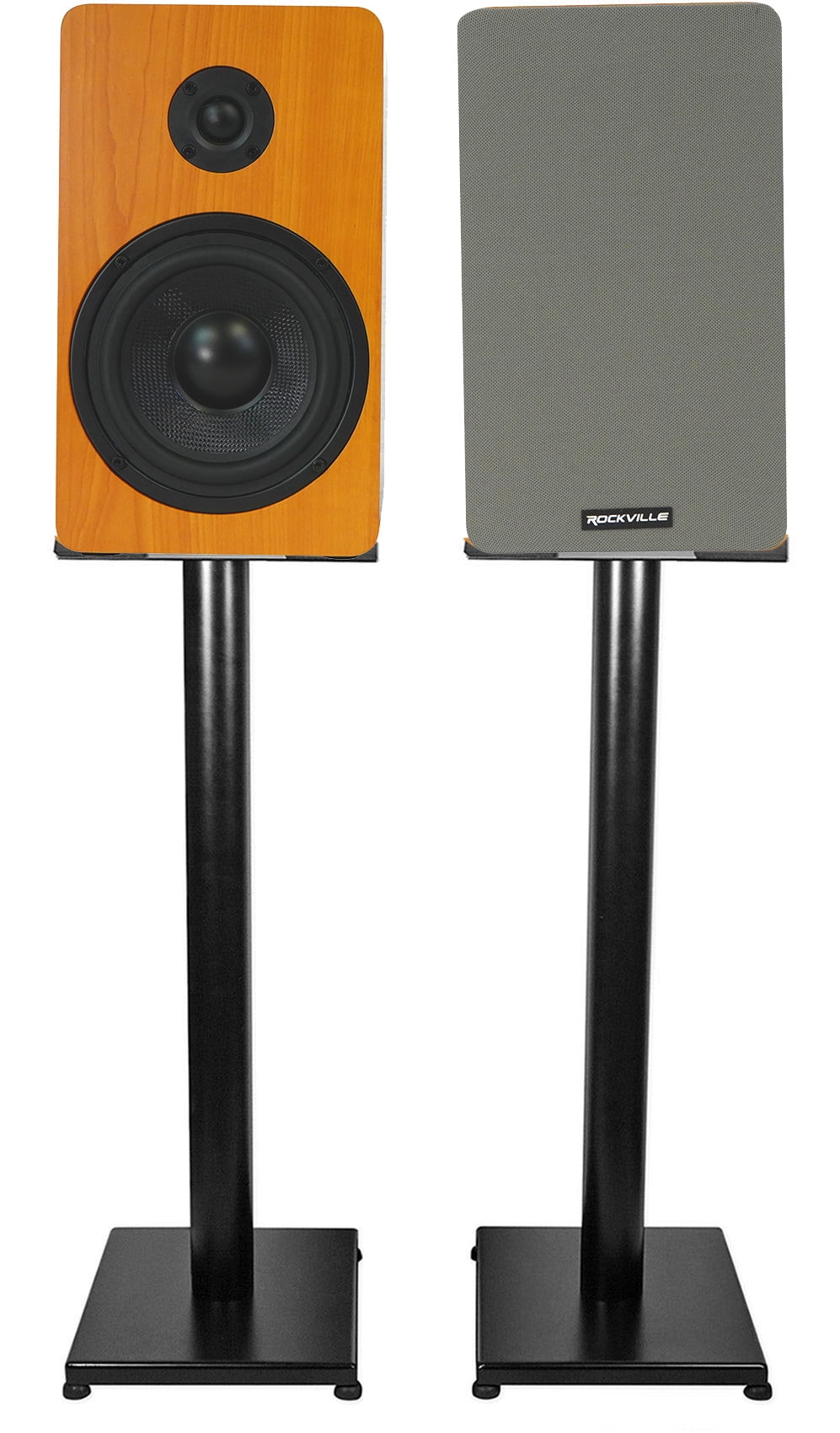 Pair Rockville RockShelf 54C Classic 5.25" Home Bookshelf Speakers w/29 ...