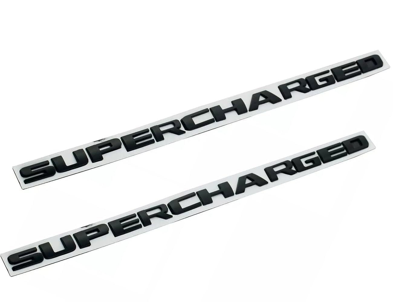 Pair Set Metal Supercharged Emblems Replacement for Universal Car Truck ...