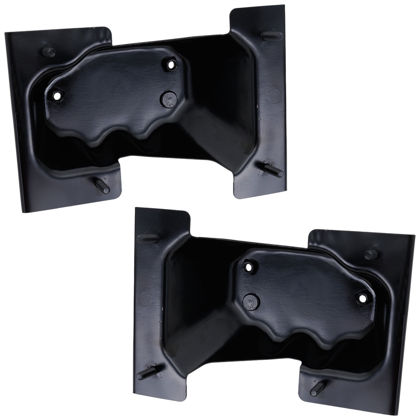 Pair Set Of 2 Bumper Face Bar Brackets Retainer Mounting Braces Left ...