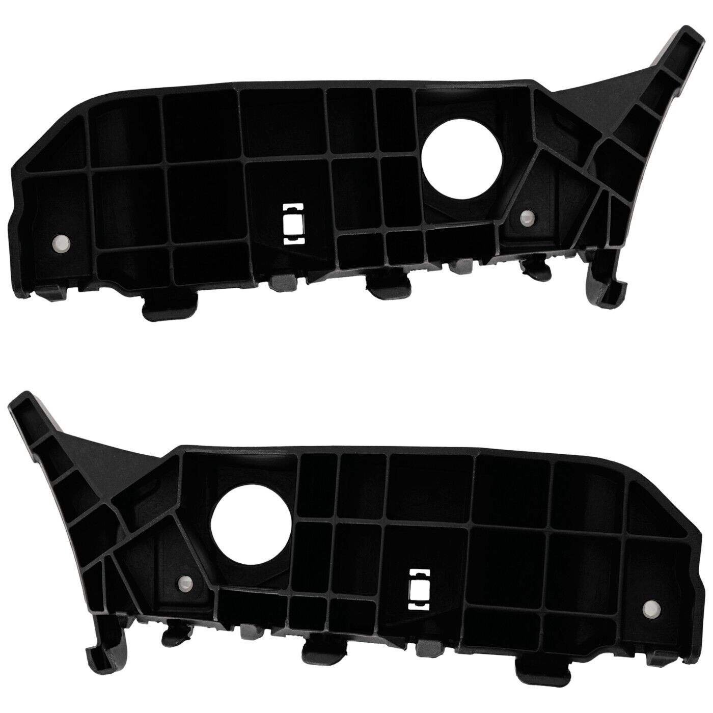 Pair Set Of 2 Bumper Face Bar Brackets Retainer Mounting Braces Left ...
