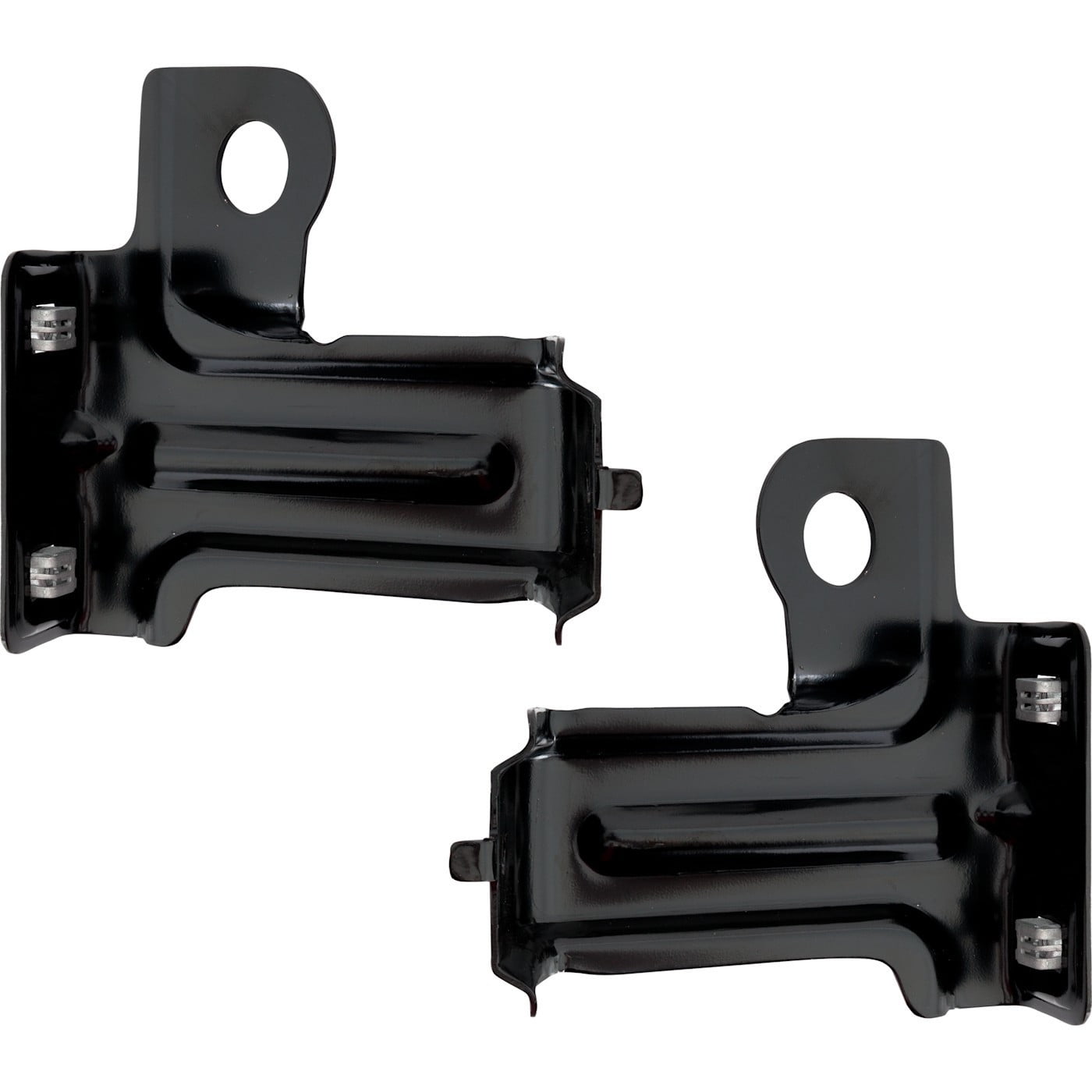 Pair Set Of 2 Bumper Face Bar Retainers Brackets Braces Mounting Kit ...