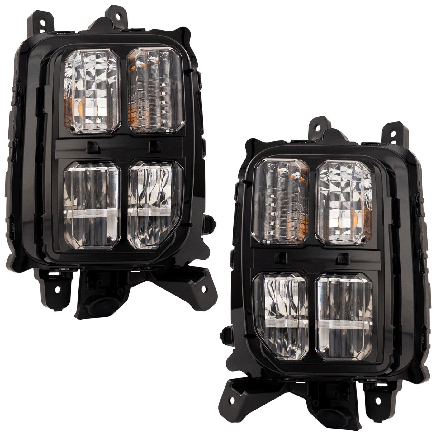Pair Set Of 2 Turn Signal Lights Corner Side Marker Park Lamps Left ...