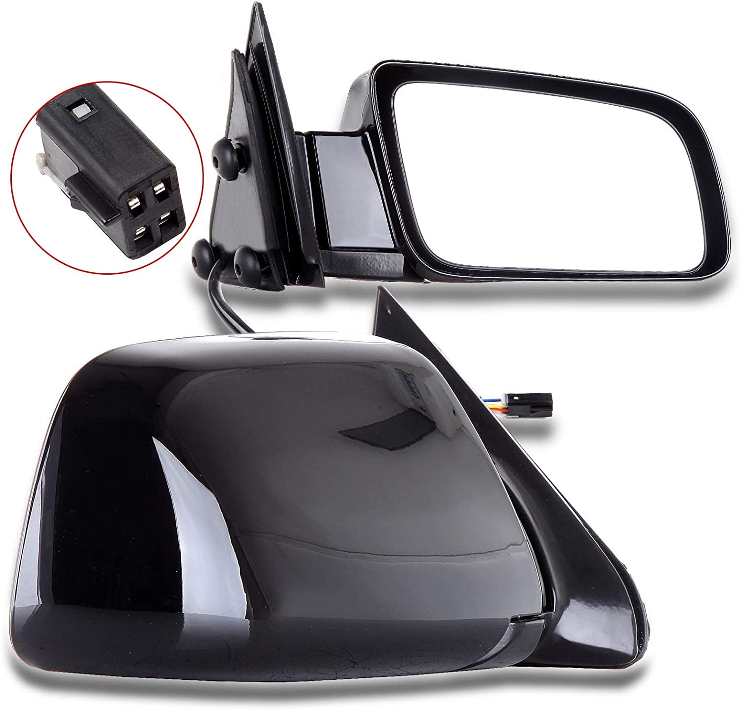 Pair Set Power Side Rear View Mirrors For 1988-98 Chevy GMC C/K 92-99 ...
