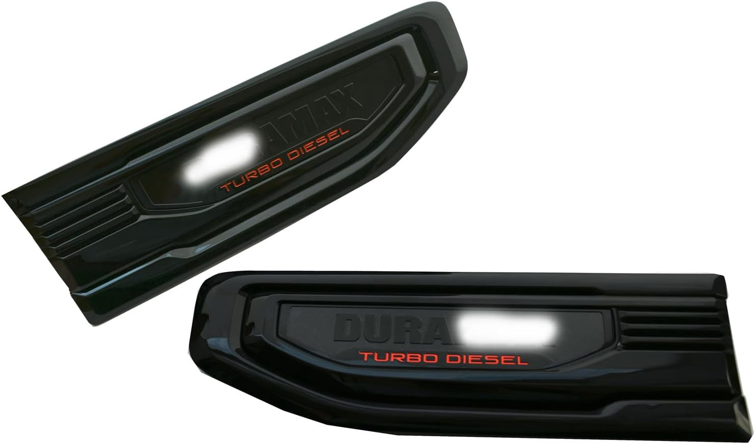 Pair Set Turbo Diesel Emblems Side Vent Logo Compatible with 2020-2025 ...