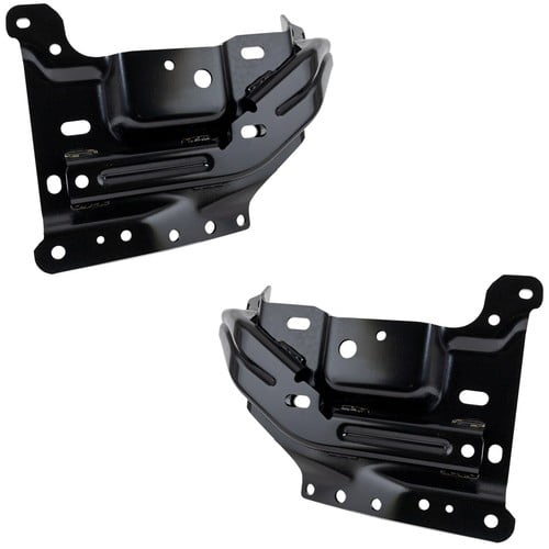 Pair Set of 2 Bumper Face Bar Brackets Retainer Mounting Braces for ...