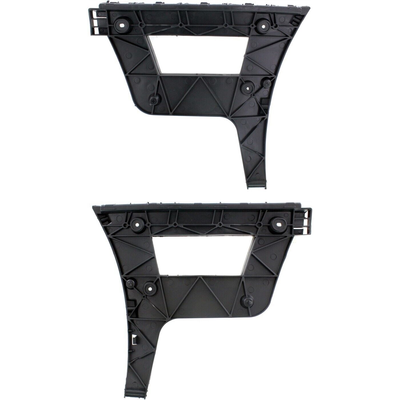 Pair Set of 2 Bumper Face Bar Retainers Brackets Braces Mounting Kit ...