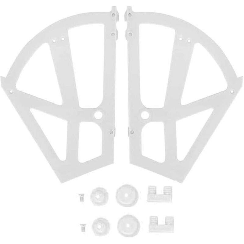 Pair Shoe Cabinet Shelves Home Plastic Hollow Double Shelf Shoe Rack ...