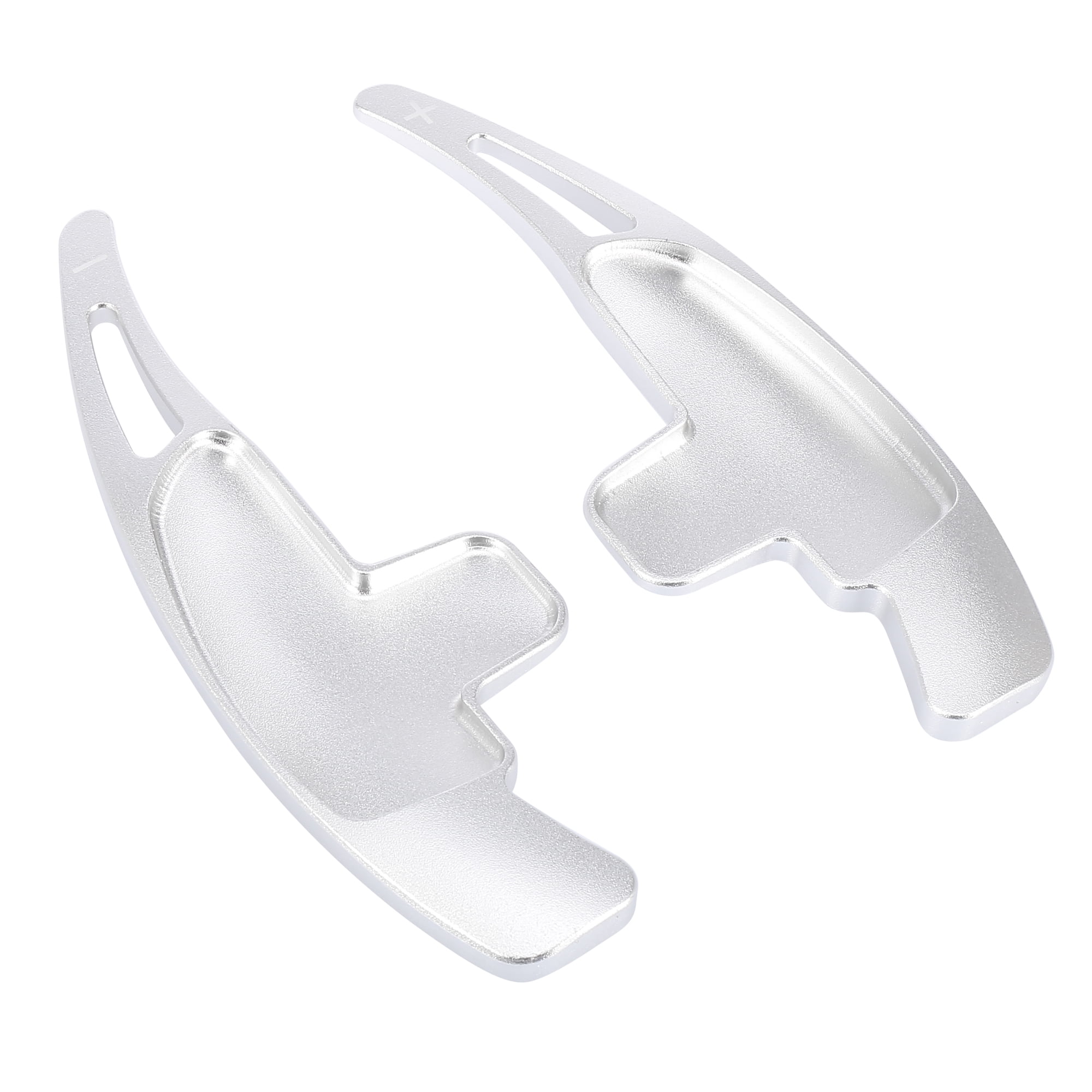 Pair Silver Tone Steering Wheel Shift Paddle Shifter for Mercedes for ...