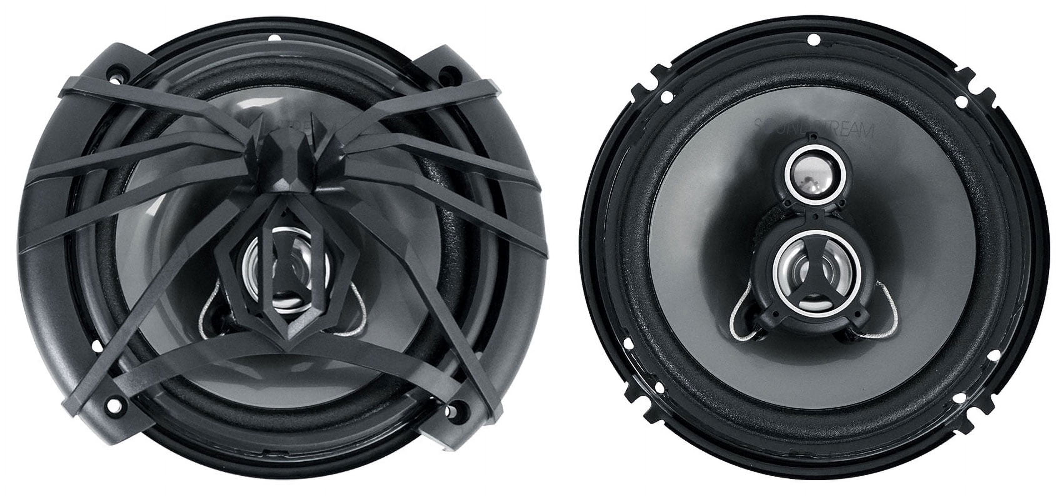 Soundstream AF.653 300-Watt 6.5 in 3-Way Car Audio Speakers, 4-Ohm ...
