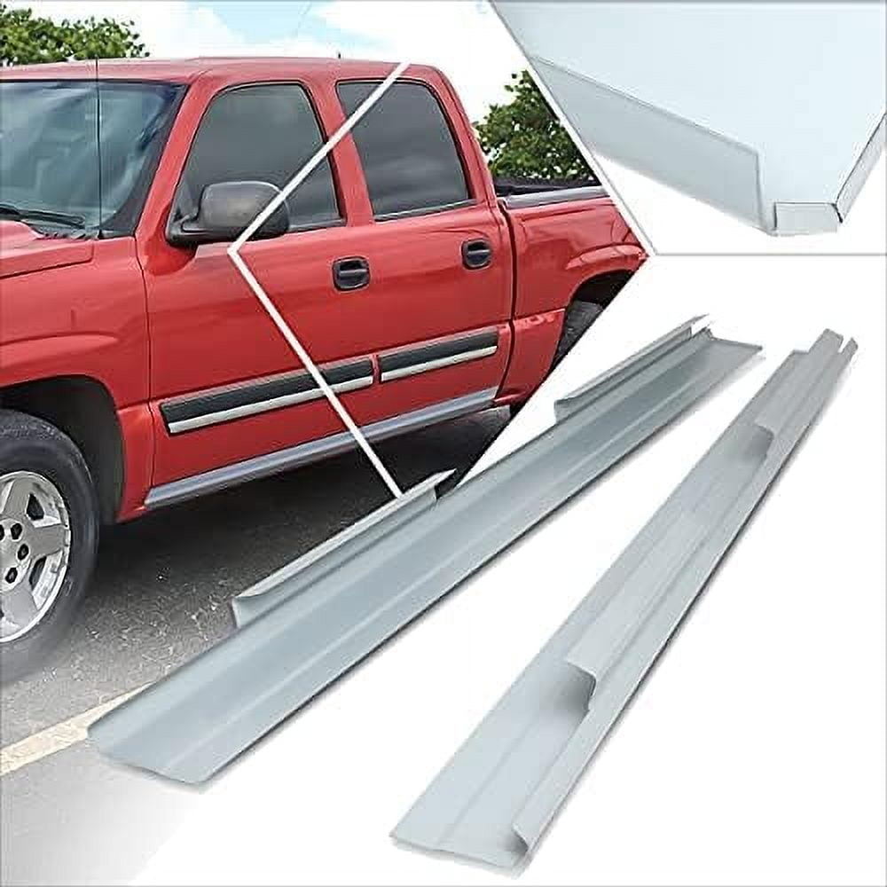 Pair Steel 1/8" Thick Slip-On Rocker Panel Replacement Compatible with ...