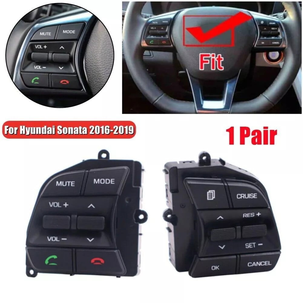 Pair Steering Wheel Volume Control Switch Button for Hyundai for Sonata ...