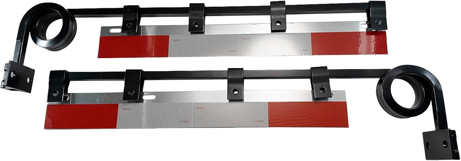 Pair Straight Mud Flap Hangers Kit Suspension 2 Coil Dampening Springs ...