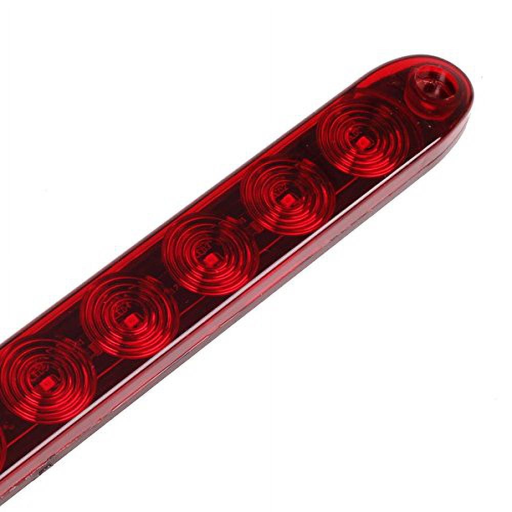 Pair TecNiq Red 15" Waterproof 11 LED Light Bar Stop Turn Tail 3rd ...