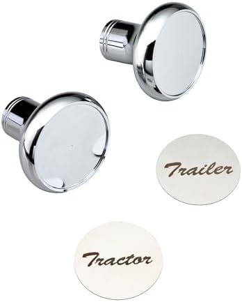 Pair of Tractor/Trailer Air Valve Knobs Made from Aluminum Interior ...