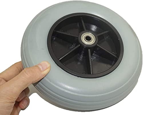 (Pair of Two) ，8" x 2" (200x50) Solid Rubber Front Rear Caster Tires ...