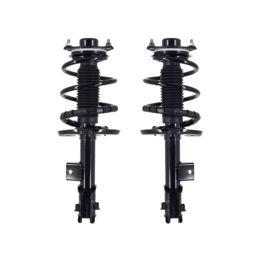 Pair Of 2 Front L R Quick Complete Strut Coil Spring Assembly For 2014