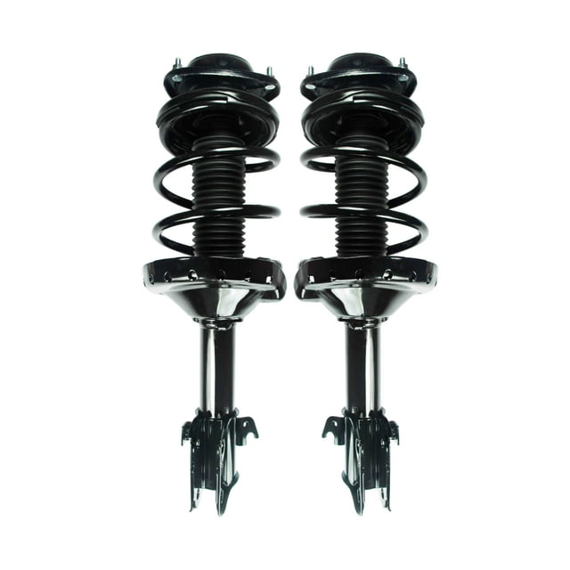 Pair Of 2 Front L R Quick Complete Strut Coil Spring For 2004 2007