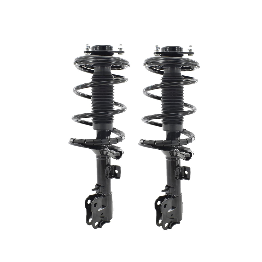 Pair Of 2 Front L R Quick Complete Strut Coil Spring For 2008 2017