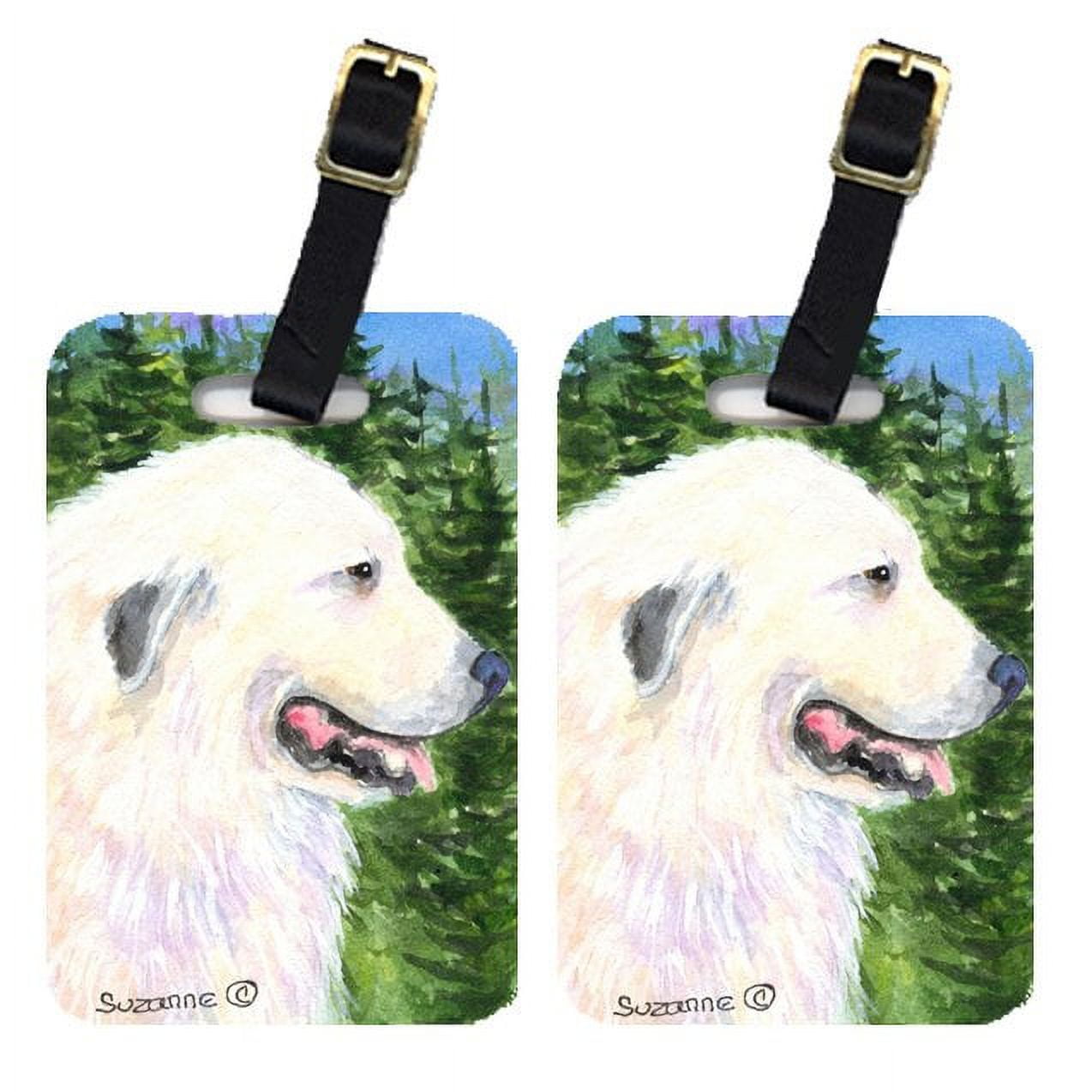 Pair of 2 Great Pyrenees Luggage Tags - Walmart.com