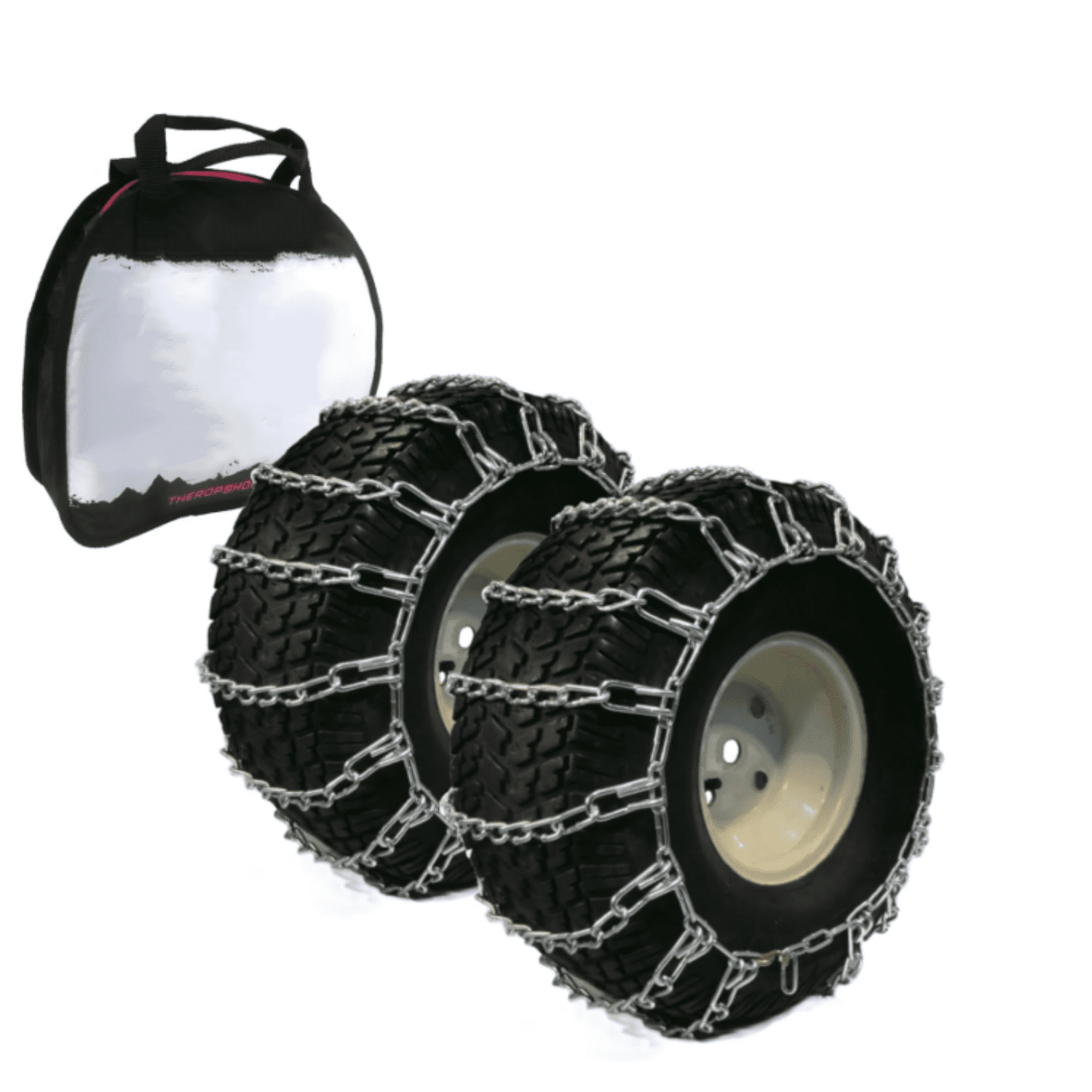 Pair of 2 Link Tire Chains 20x8.00x8, 20x8.0x8, 20x8x8 for MTD, Cub ...