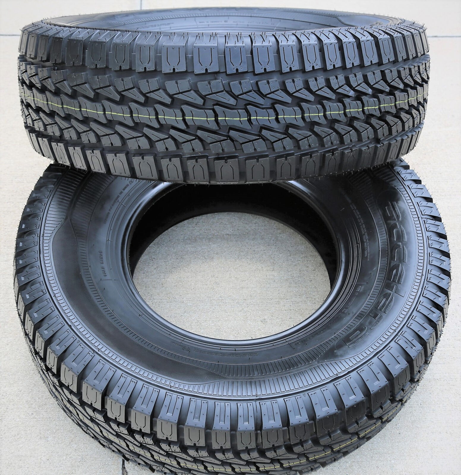 Pair of 2 (TWO) Accelera Epsilon AT Steel Belted LT 225/75R16 Load E 10 ...