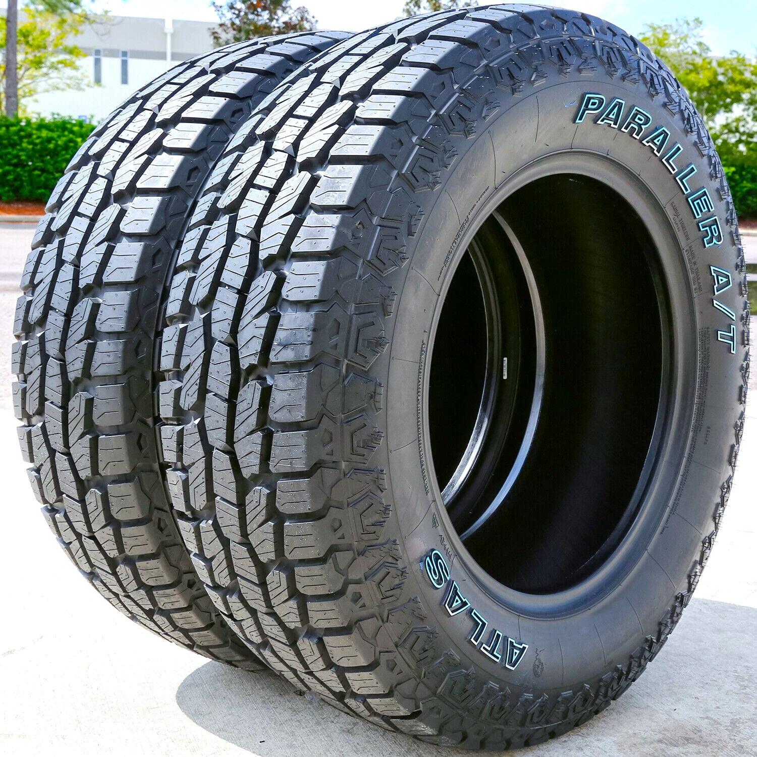 Atlas Pair of 2 Paraller A/T All Terrain Tires 275/60R20 115T (OWL) for ...