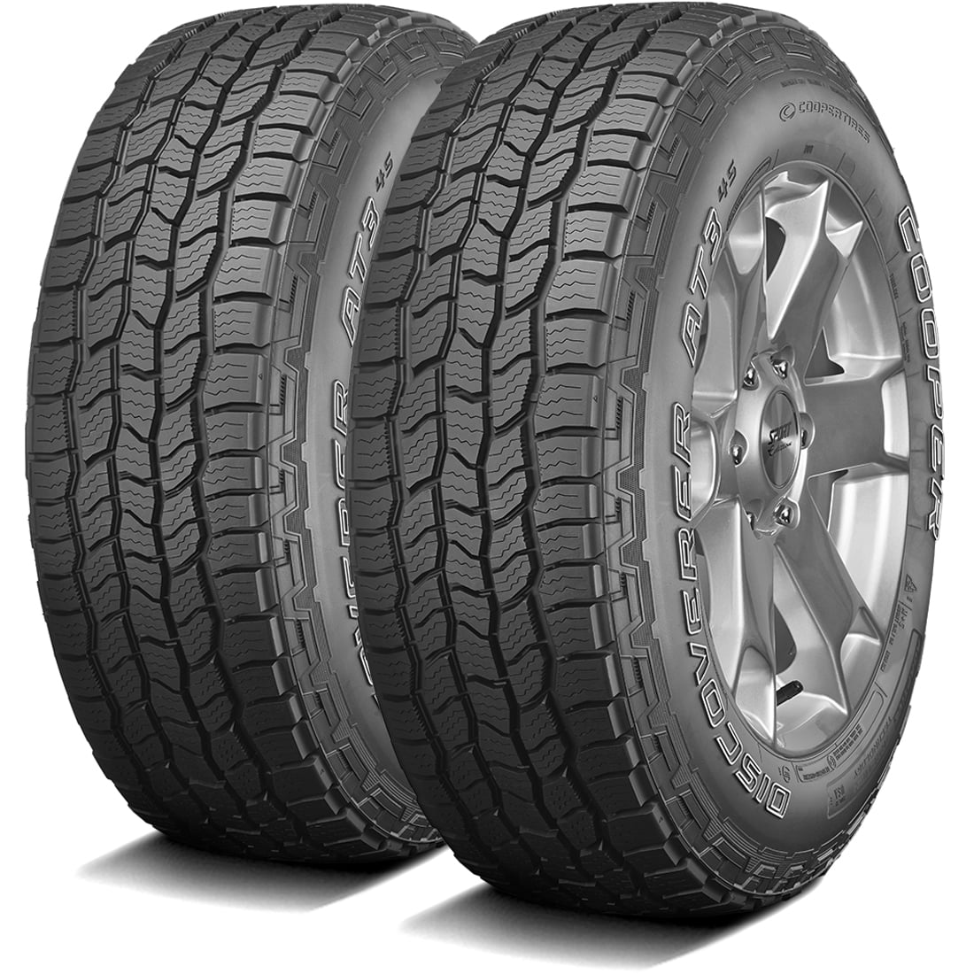 Cooper Discoverer AT3 4S 265/70R16 112T All Terrain Tires Pair for Toyota Tacoma 2015 TRD Pro ...