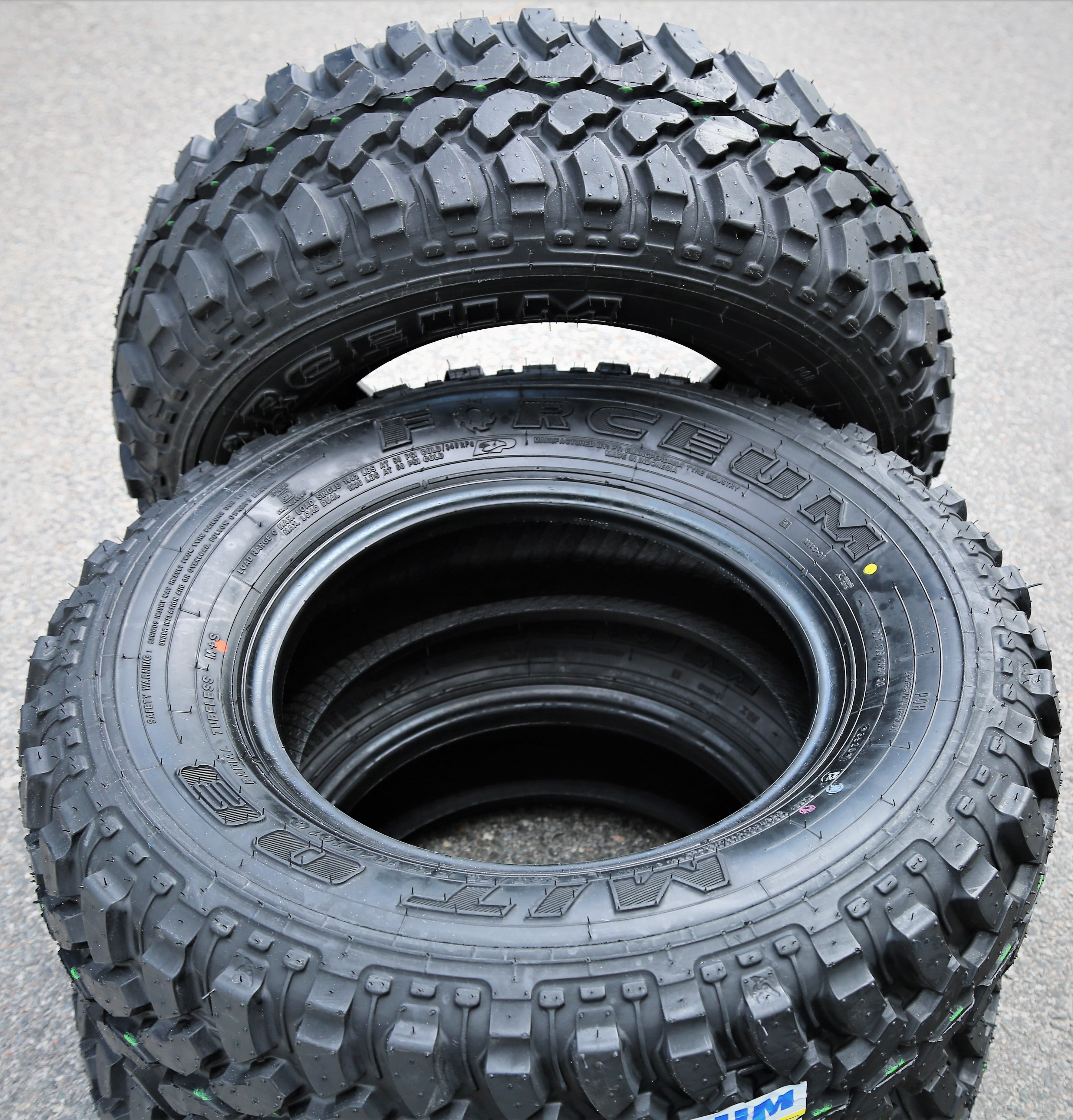 Forceum M/T 08 LT235/75R15 104/101Q C 6 Ply MT Mud Tires for Light ...