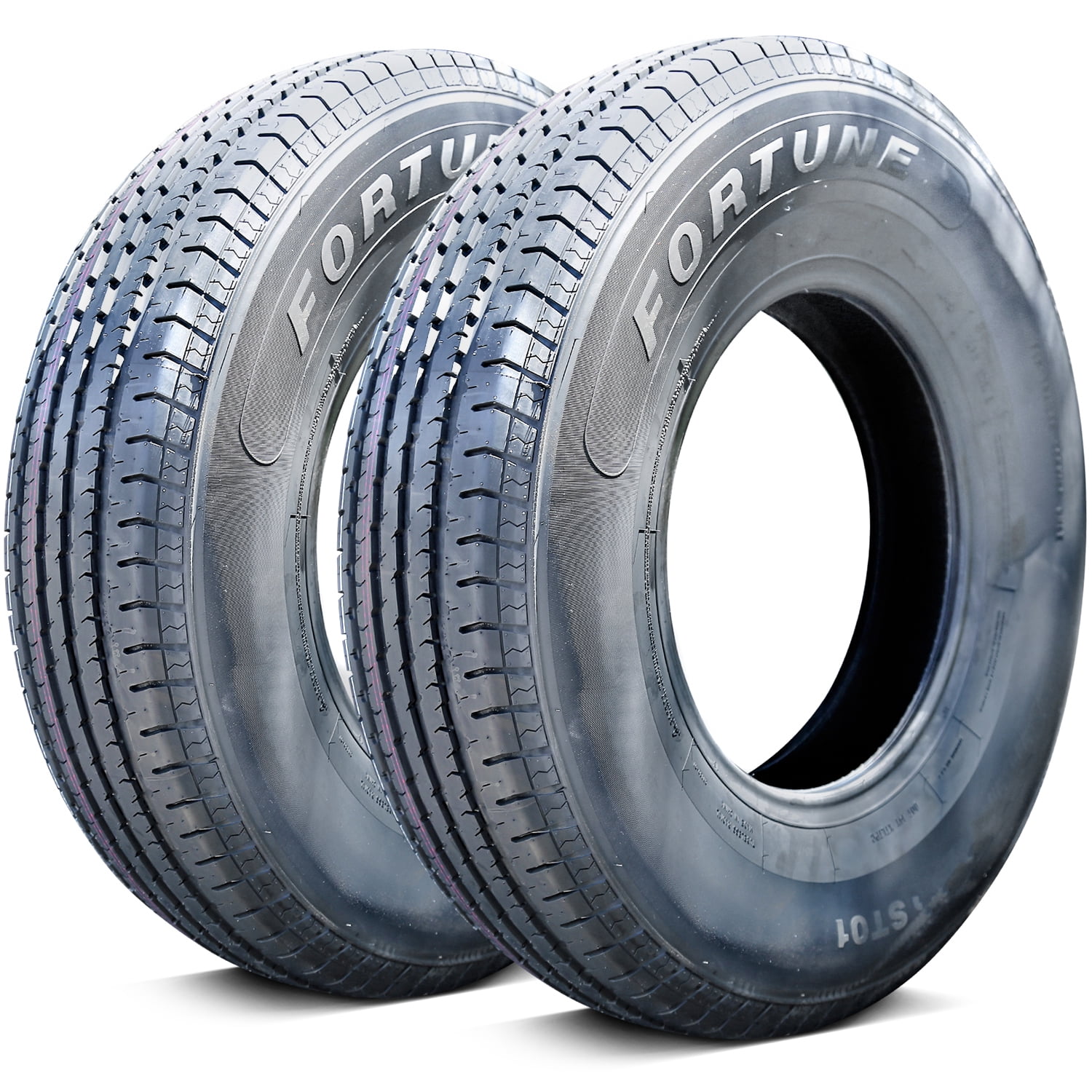 Pair of 2 Fortune ST01 Steel Belted ST205/75R15 205/75R15 107/102M D 8 ...