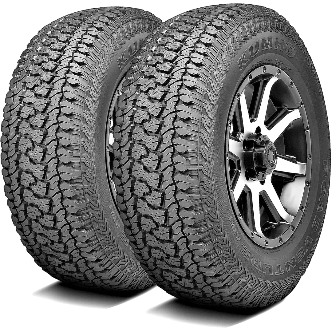 Pair of 2 (TWO) Kumho Road Venture AT51 265/70R17 113T A/T All Terrain Tires Fits: 2014-18 ...