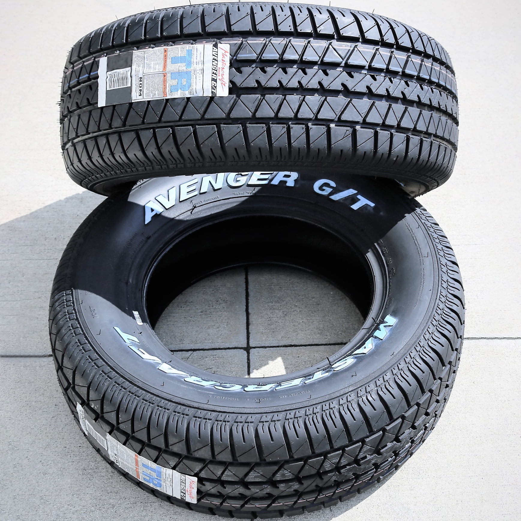Mastercraft Avenger G/T, Pair of 2 Tires 235/60R15 98T, All Season ...