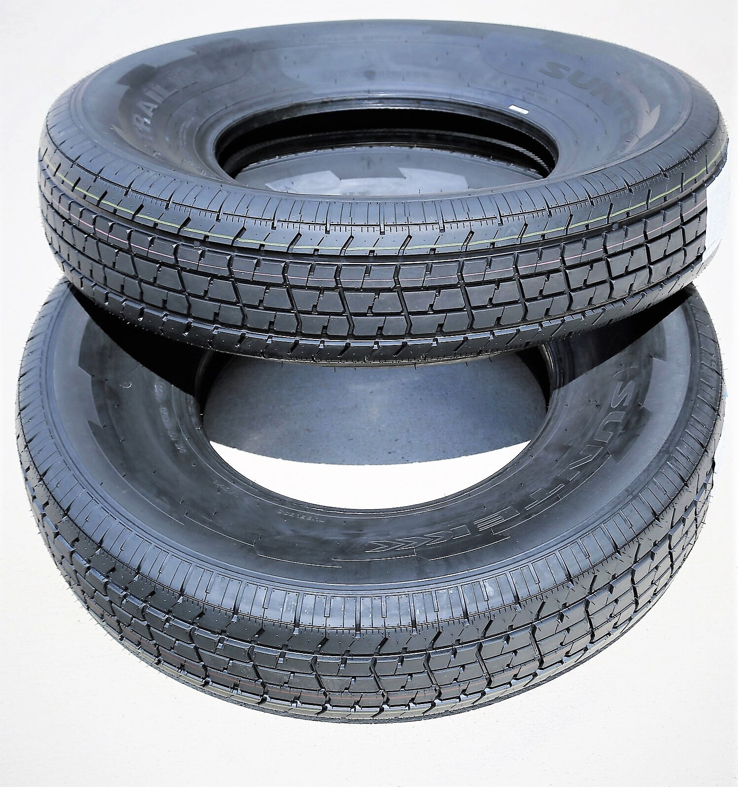Suntek HD Trail 2 Semi Steel ST 205/75R14 Load D 8 Ply Trailer Tires ...