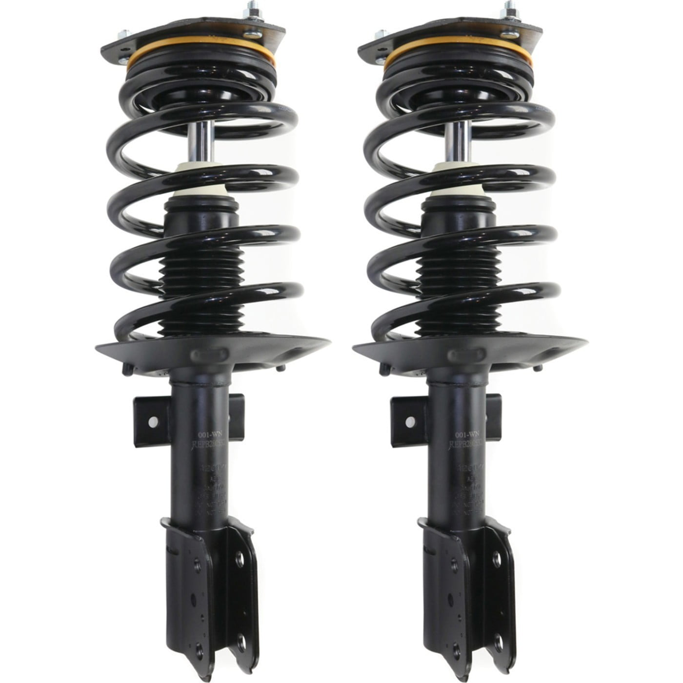 Pair of 2 y Loaded Strut Front Left & Right for y for Montana - Black ...