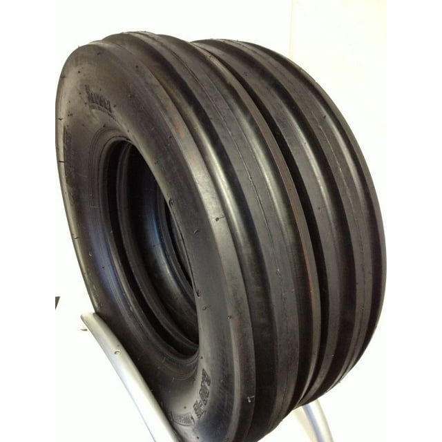 Pair of 6.00X16 Heavy Duty 8 Ply Tri Rib Farm Tractor Tires 600x16, 6. ...