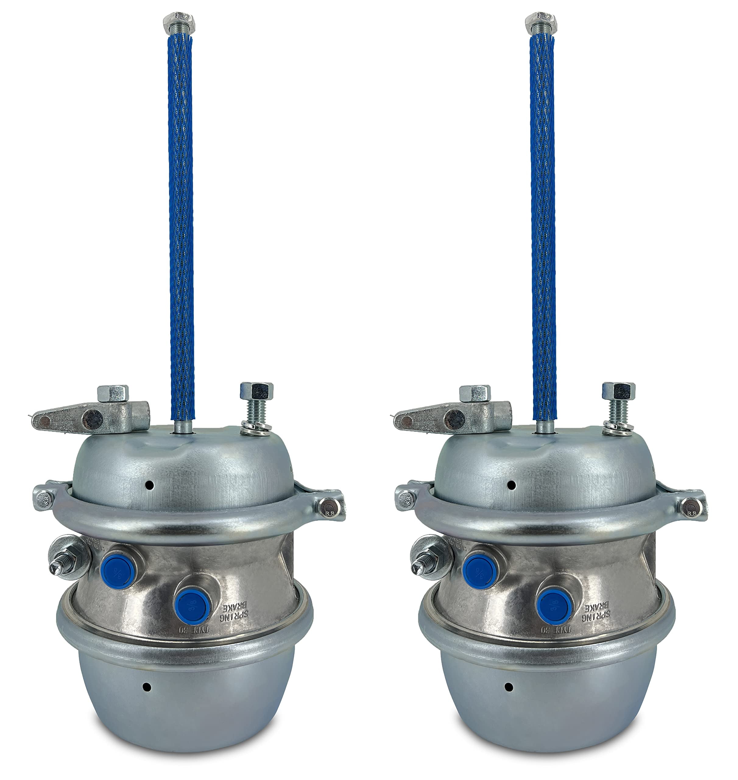 Pair of Air Brake Chamber 30/30 Sealed 2.5"" / 64 mm Stroke Fully ...