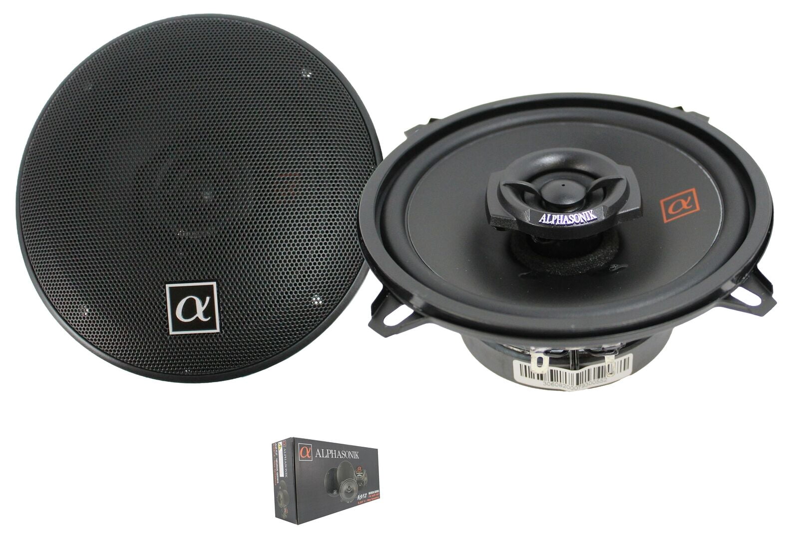 Pair of Alphasonik Neuron Series 5.25" 300W 3 Ohm 2-Way Full Range ...