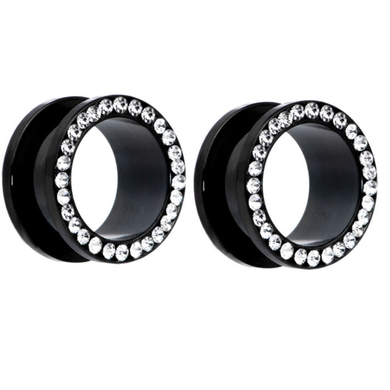 Diamond Plugs Gauges Diamond Authentic Plugs 00g