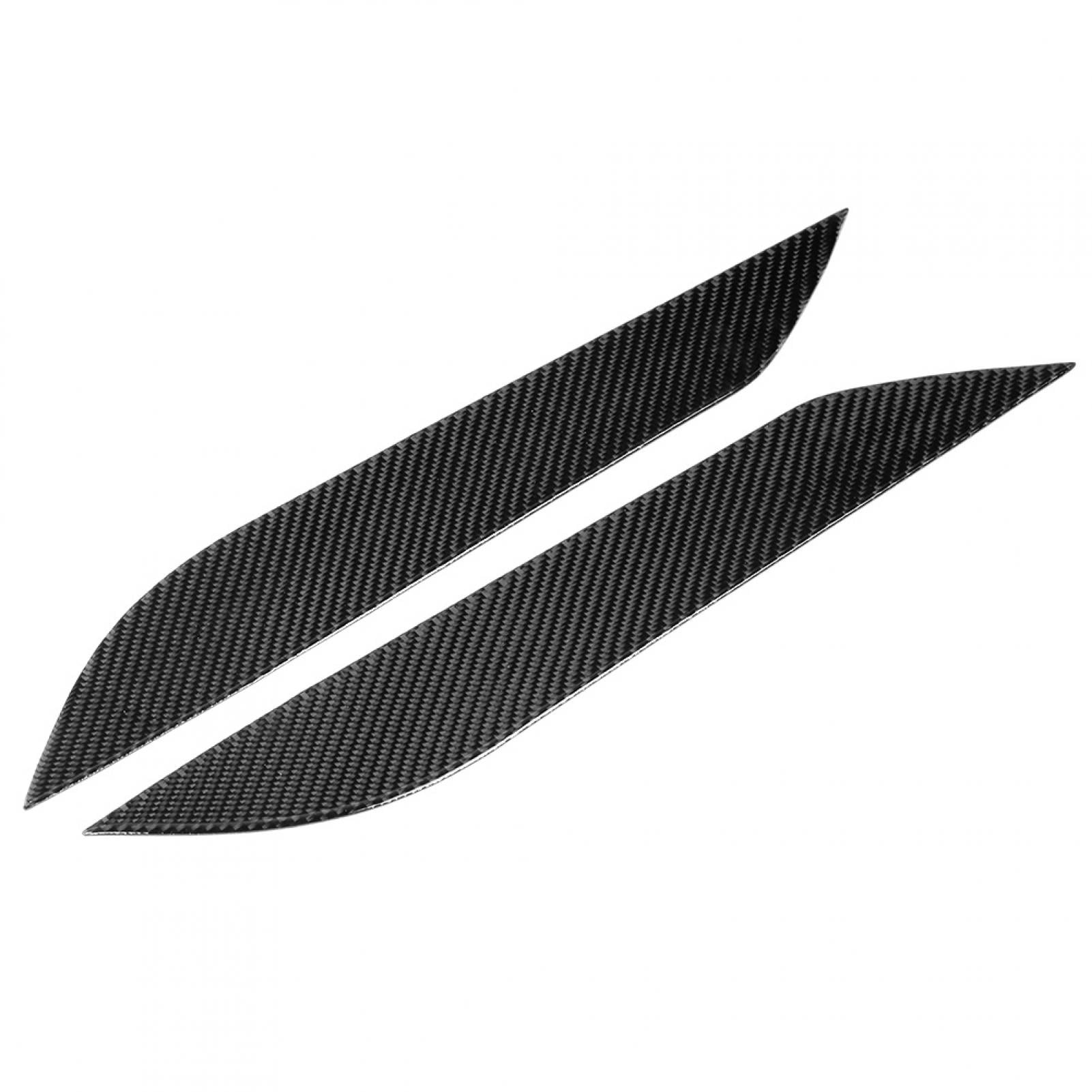 Pair of Carbon Fiber Headlight Eyebrow Eyelid Trim Fits for Nissan 350Z ...