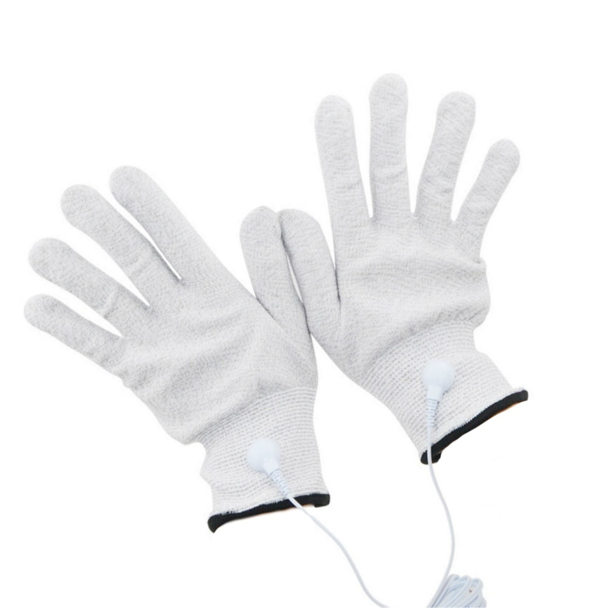 Pair of Conductive Massage Gloves Socks Massager TENS Units With ...